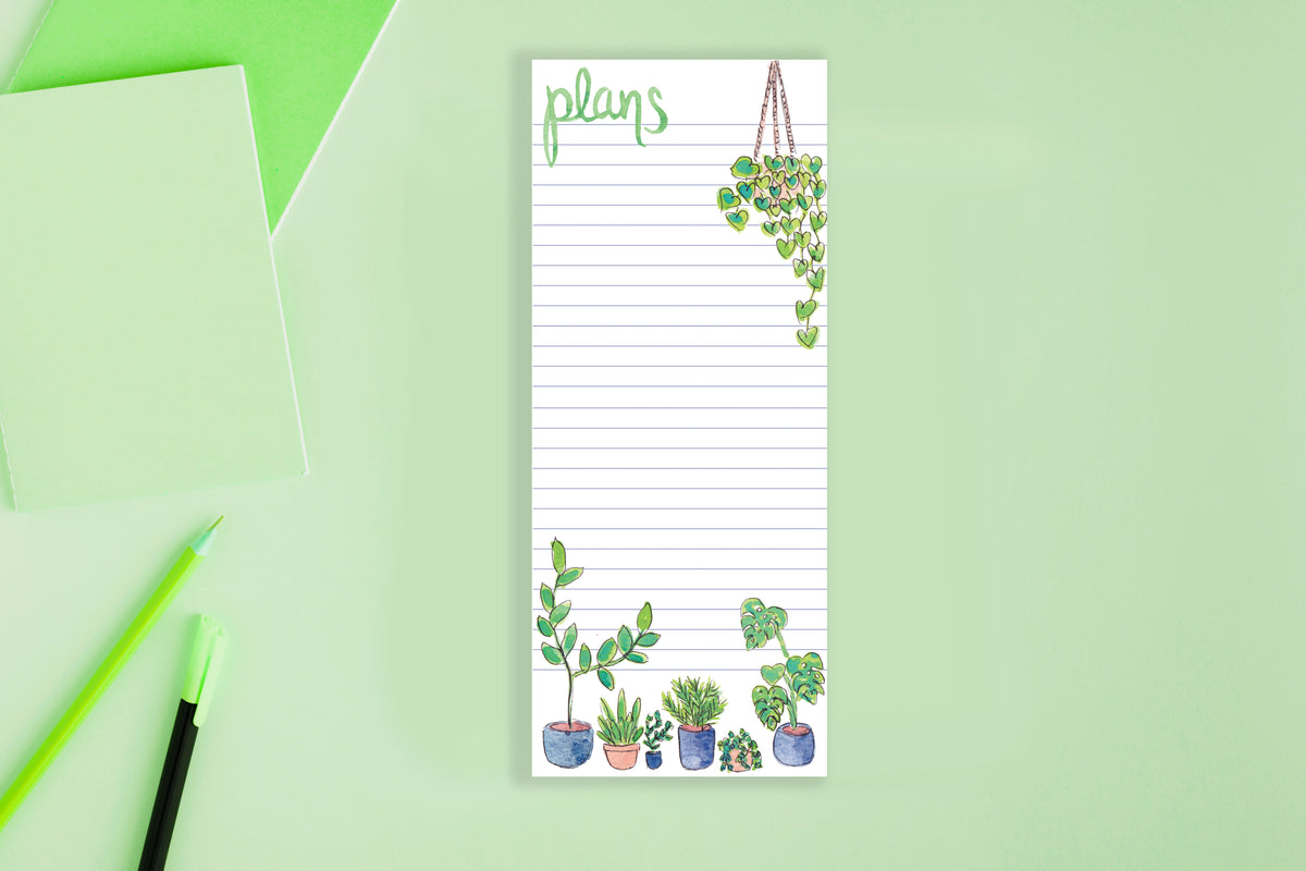 Plant Plans Notepad – Allison's Illustrations