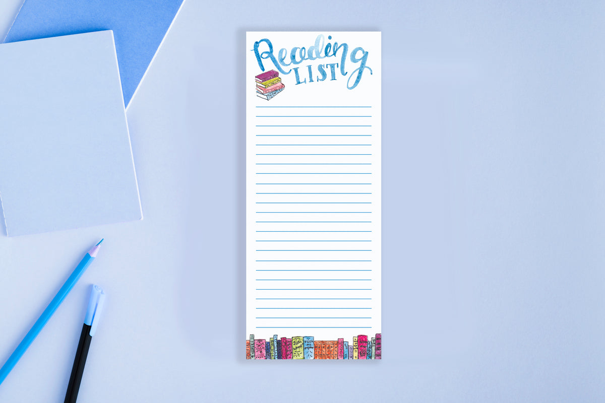 Reading List Notepad – Allison's Illustrations
